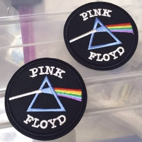 Accessories | 2pcs Easy Iron On Patches Badge Pink Floyd Diy Applique Badges Bands Mu | Poshmark